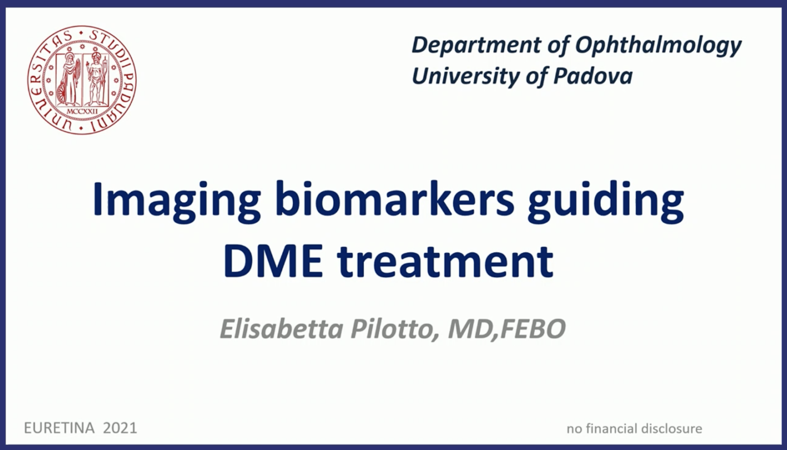 Identifying biomarkers to guide DME treatment – EURETINA
